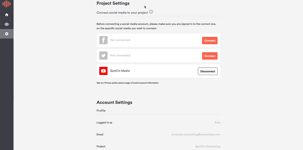 How to connect and share your SpotOn to your social media